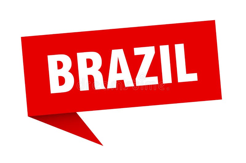 Brazil Sticker. Brazil Signpost Pointer Sign Stock Vector ...
