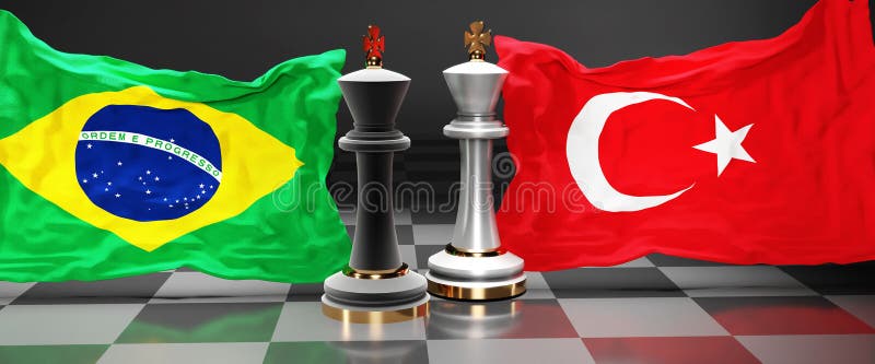 Brazil and Turkey stock illustration. Illustration of latin - 102604320