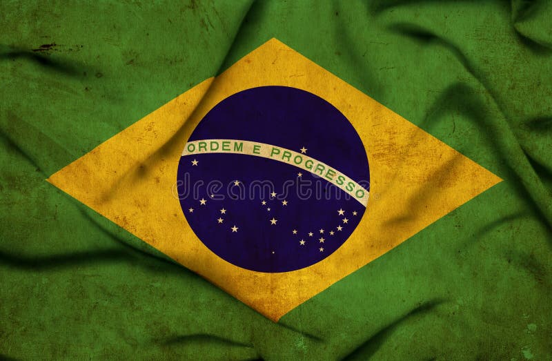 Brazil waving flag stock image. Image of icon, abstract - 149817563