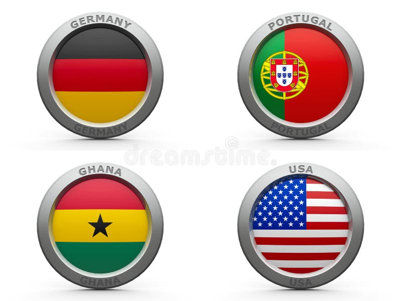 Brazil World Cup 2014 Group G Stock Illustration - Illustration of ...