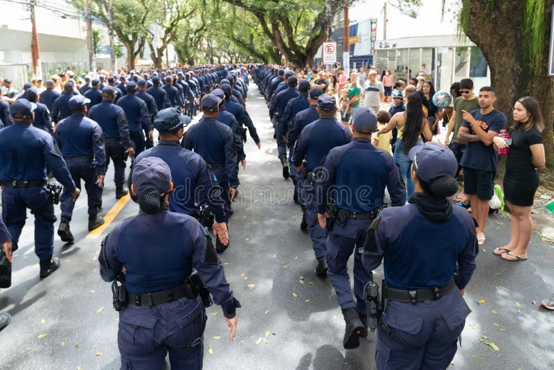 Brazilian Army Officers Parading on Independence Day Editorial Stock ...