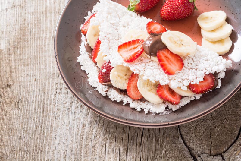 Brazilian Breakfast Tapioca Stock Photo - Image of snack, gluten: 176917332