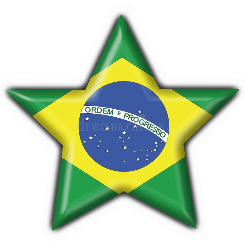 Brazil flag icons stock vector. Illustration of reflection - 49379677