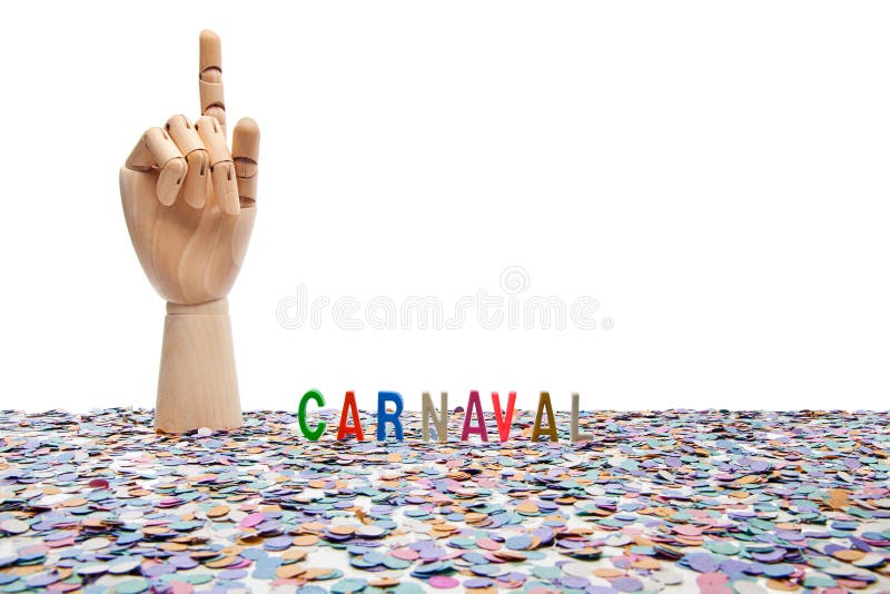 Brazilian Carnival Confetti and Colorful Stock Photo - Image of ...