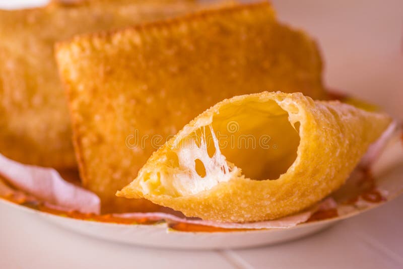 Brazilian Cheese Pastel stock image. Image of south, design - 94345527