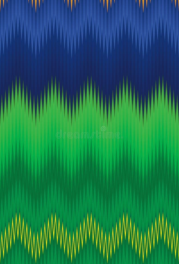 Brazilian Chevron Pattern Brasil Background. Art Stock Illustration ...