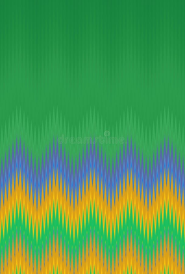 Brazilian Chevron Pattern Brasil Background. Art Stock Illustration ...
