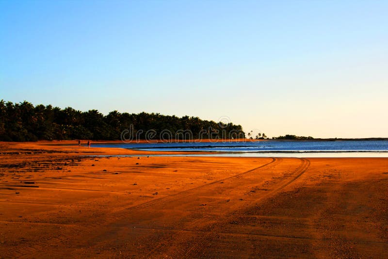Brazilian coast stock image. Image of brasil, sunset, coast - 6092579