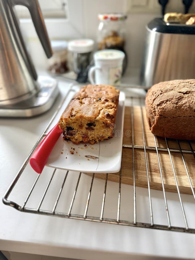 Brazilian Corn Cake Fuba Made with Corn Flour, Grapes and Walnut Stock ...