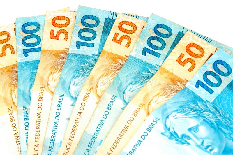 Brazilian Currency stock photo. Image of brasil, currency - 47358732