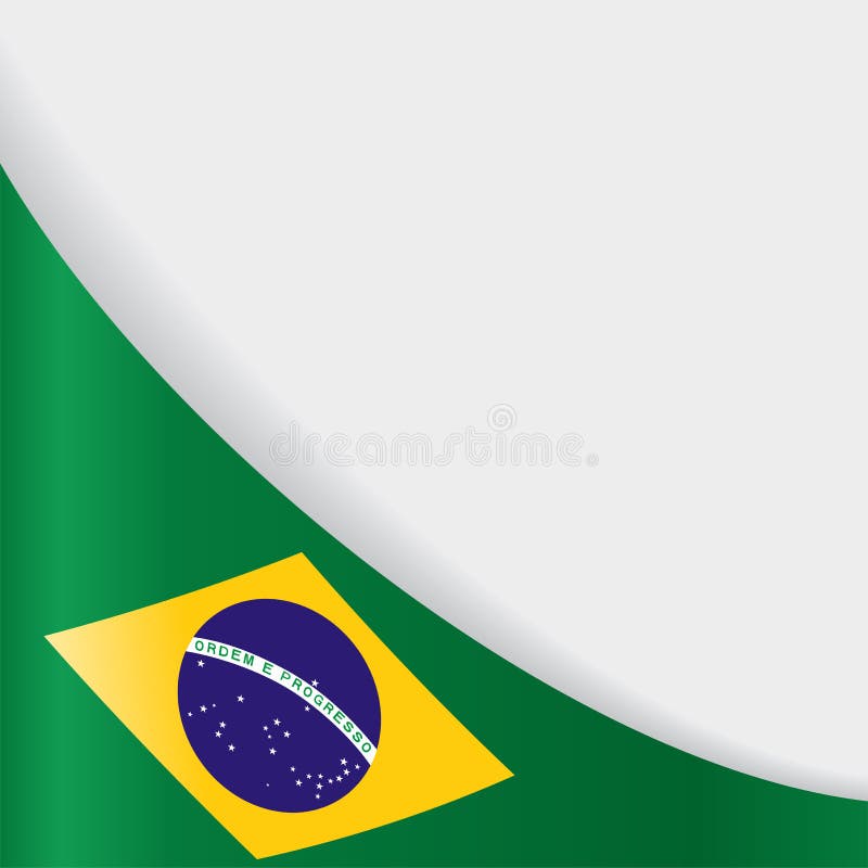 Brazilian Flag Background. Vector Illustration. Stock Vector ...