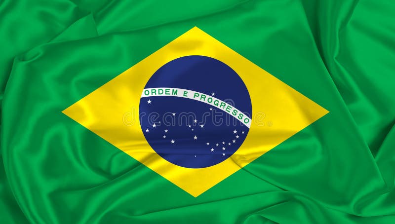 Silk Brazil Flag stock photo. Image of brazil, independence - 165898382