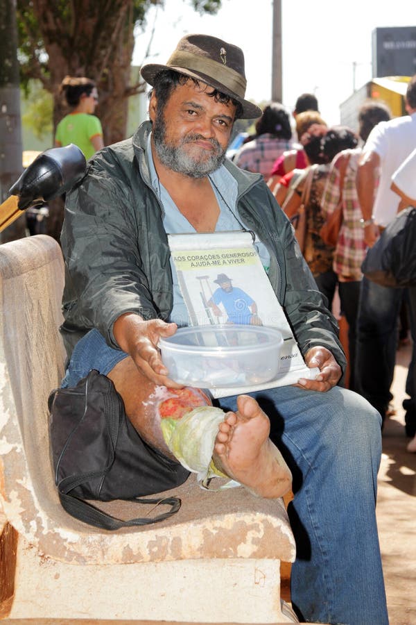Brazilian Homeless at Popular Pilgrimage Editorial Stock Image - Image ...