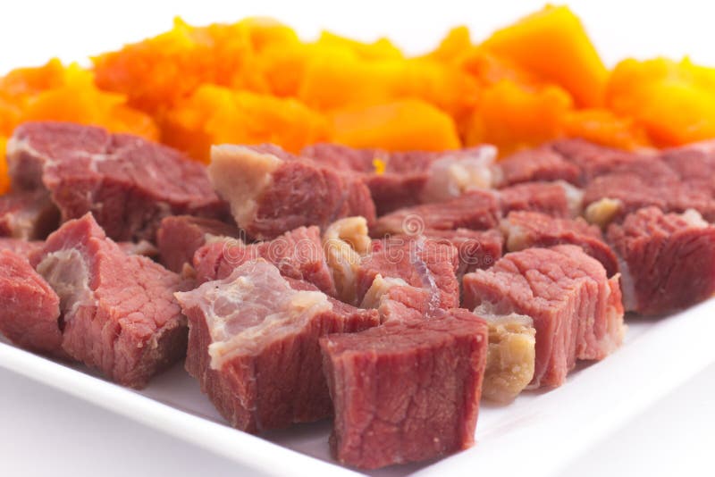 Brazilian Jaba Com Jerimum. Jerked Beef or Dry Meet with Pumpkin Stock ...