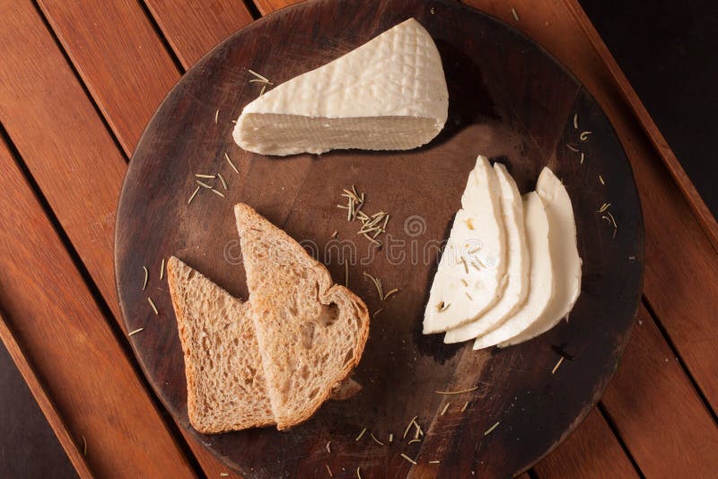 Brazilian Minas Cheese stock photo. Image of wood, brazilian - 69388300