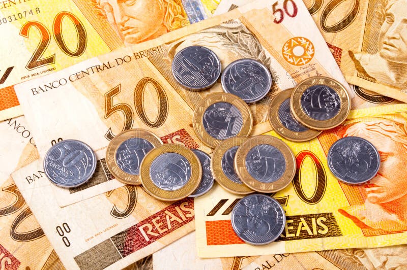 Brazilian money stock photo. Image of international, savings - 18059434
