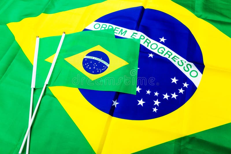 Brazilian national flag stock photo. Image of soccer - 41548066