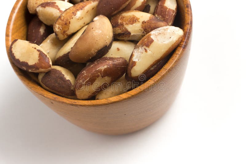 Brazilian Nuts into a Bowl. Castanha Do Para Stock Image - Image of ...
