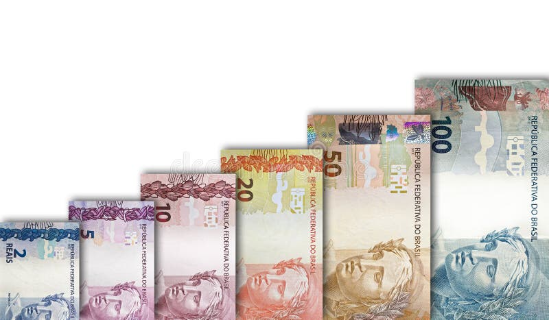Brazilian Real Paper Bill Growth Graph Stock Photos - Free & Royalty ...