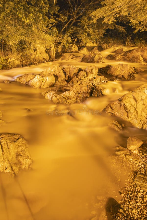 Brazilian River at Night stock photo. Image of meditation - 238859852