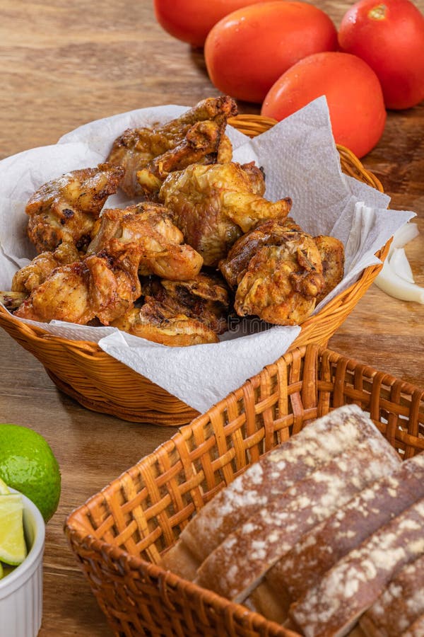 Brazilian Style Deep Fried Chicken. Called Frango a Passarinho Stock ...