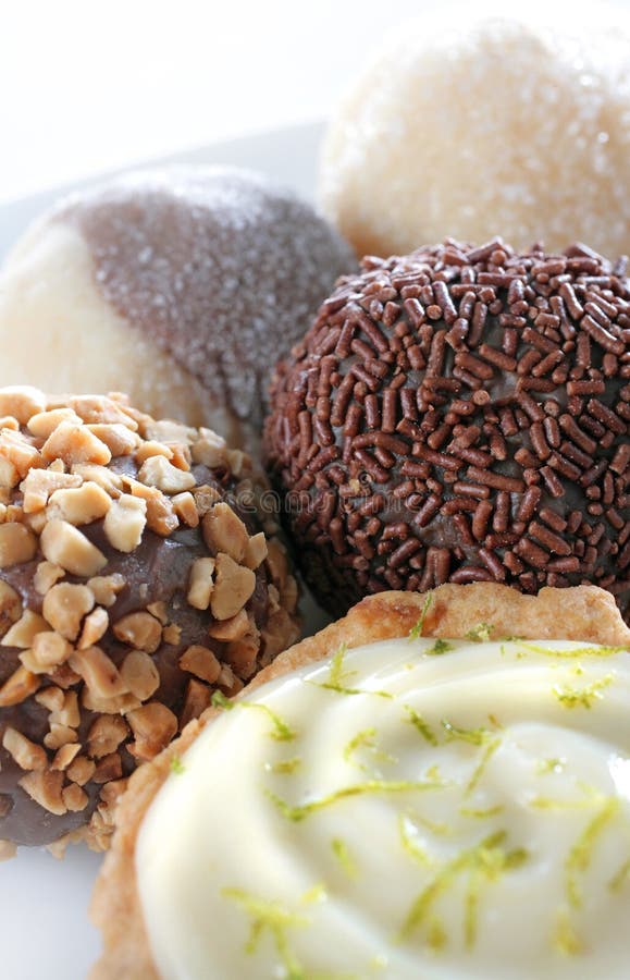 Brazilian Sweets: Beijinho And Brigadeiro. Children Birthday Par Stock ...
