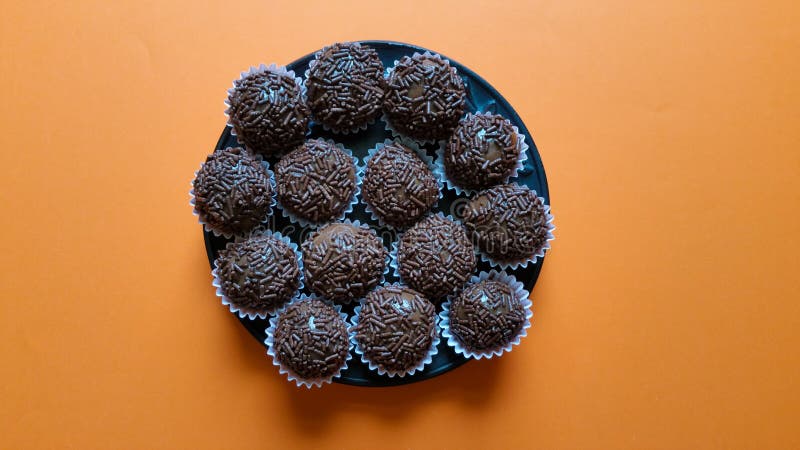 Brazilian Traditional Sweet Brigadeiro Stock Photo - Image of gourmet ...
