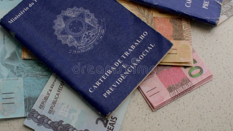 Brazilian Work ID with Brazilian Currency: Showcasing the Union of Work ...
