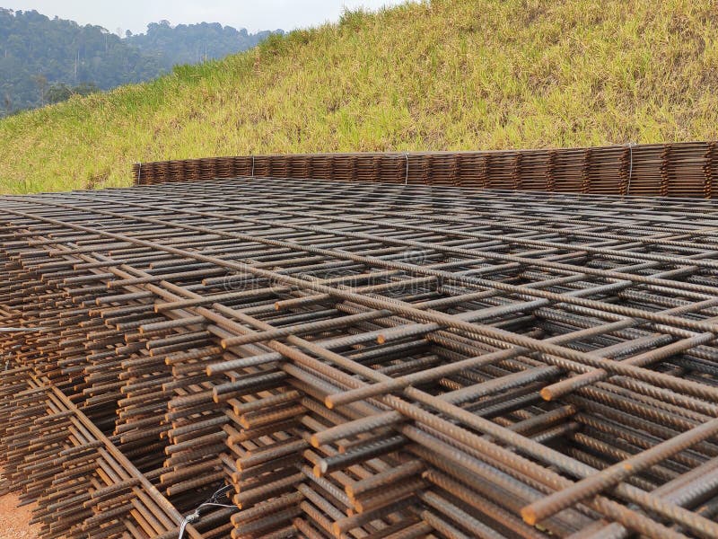 BRC Welded Wire Mesh or BRC Fabric Used As Part of the Main Structural ...