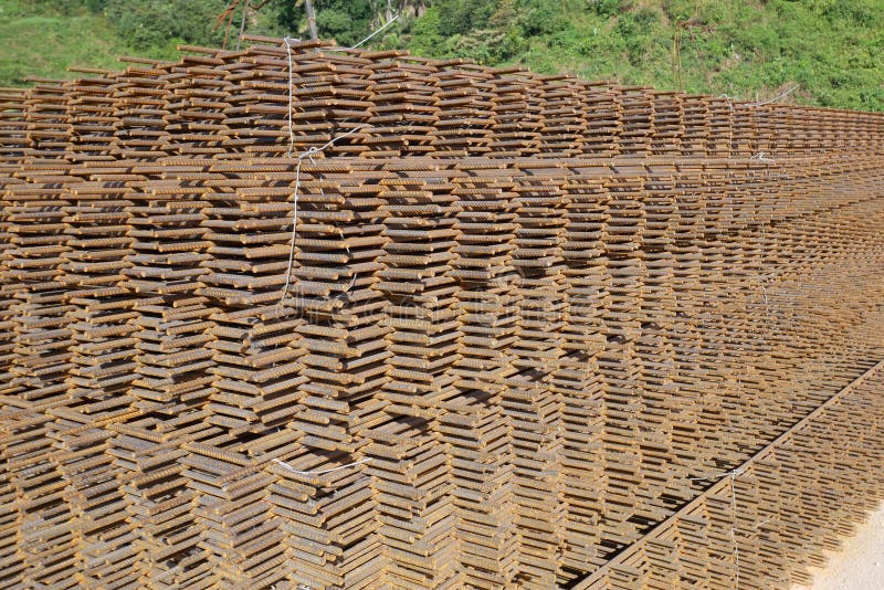 BRC Welded Wire Mesh or BRC Fabric Used As Part of the Main Structural ...