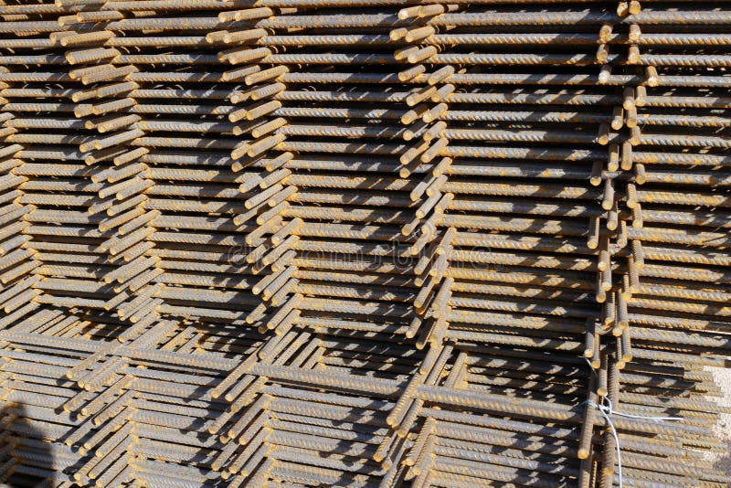 BRC Welded Wire Mesh or BRC Fabric Used As Part of the Main Structural ...