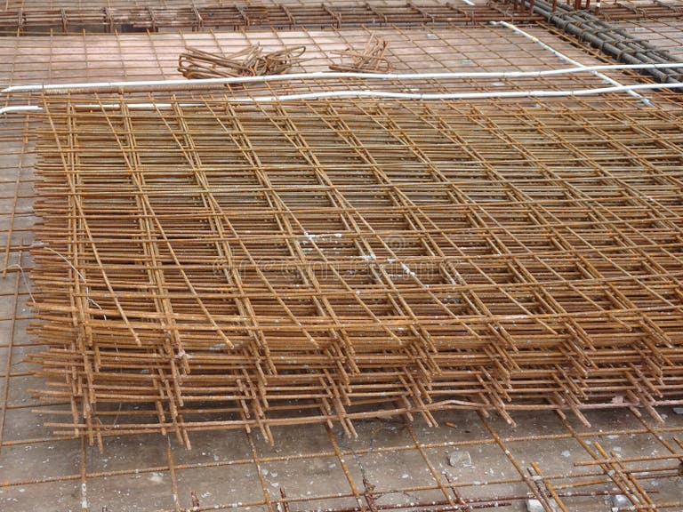 BRC Welded Wire Mesh or BRC Fabric Used As Part of the Main Structural ...