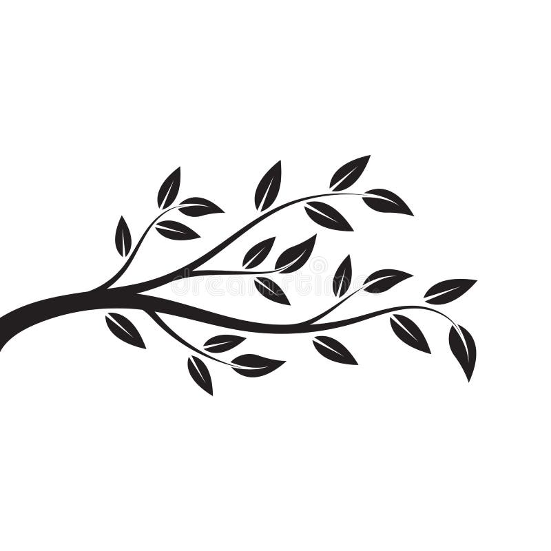 Branch Logo Template Vector Symbol Nature Stock Vector - Illustration ...
