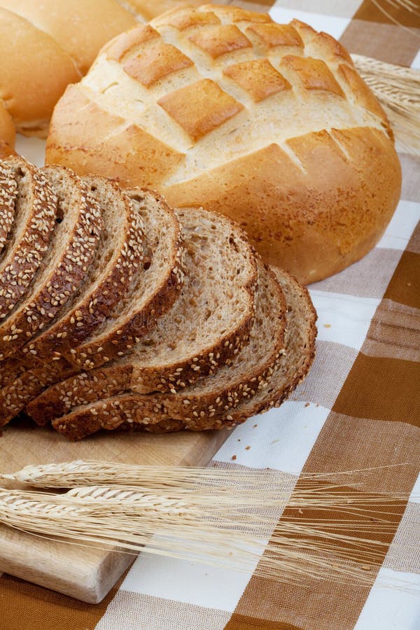 Baked bread stock image. Image of sliced, carbohydrates - 14651141