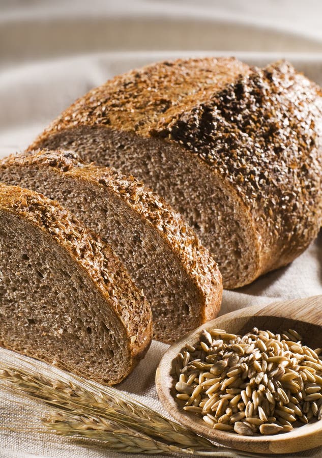 Coarse bread stock image. Image of culinary, crisp, dinner - 5694231