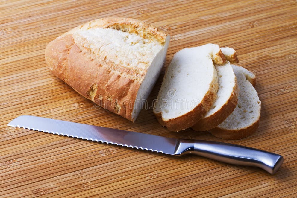 Bread stock photo. Image of loaf, steel, corrosion, serrated - 17322062