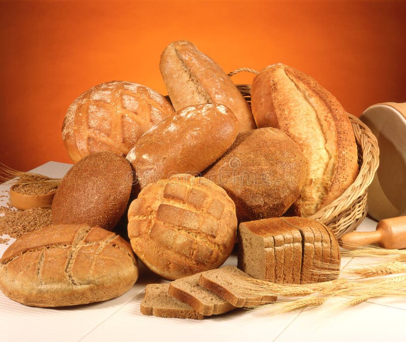 Bread stock photo. Image of brown, studio, loaf, dough - 16130908