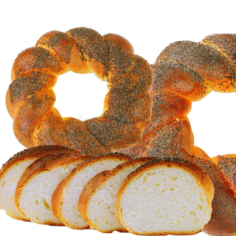 Bread Wreath, Artisan Shaped Rye Loaf Stock Photo - Image of crusty ...