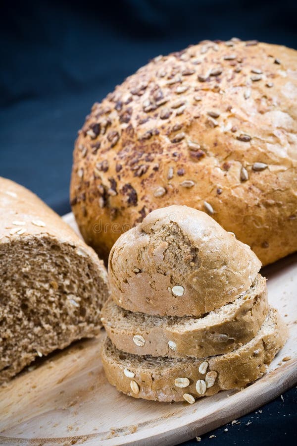 Assorted bread stock image. Image of brown, buns, crust - 6090235