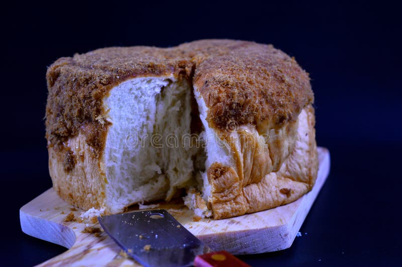 Bread with Shredded Topping Stock Photo - Image of isolated, cuisine ...