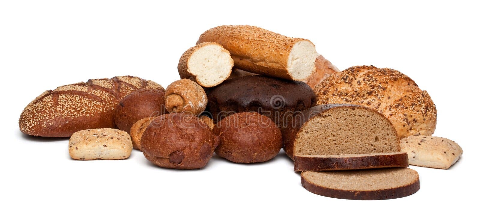 Various types of bread stock photo. Image of assorted - 3585644