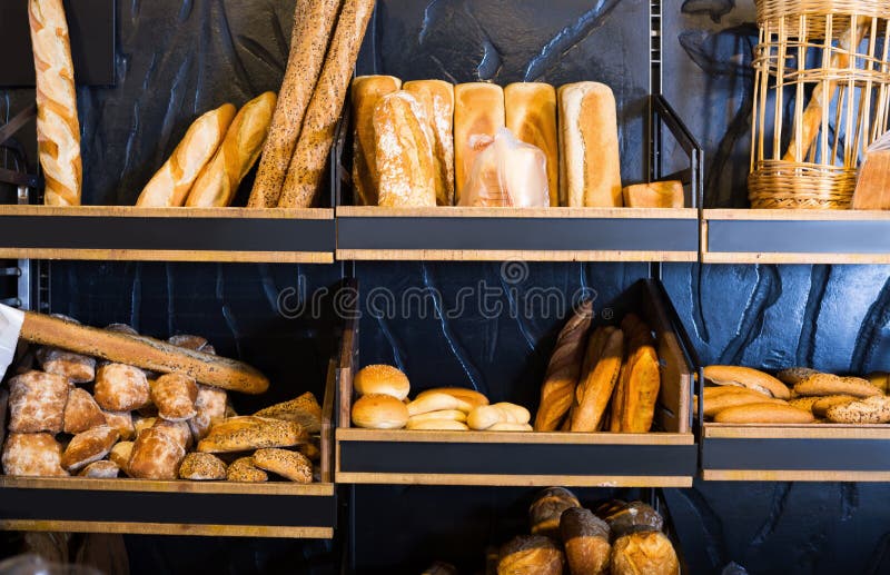 Bread assortment stock photo. Image of flour, golden - 224212130