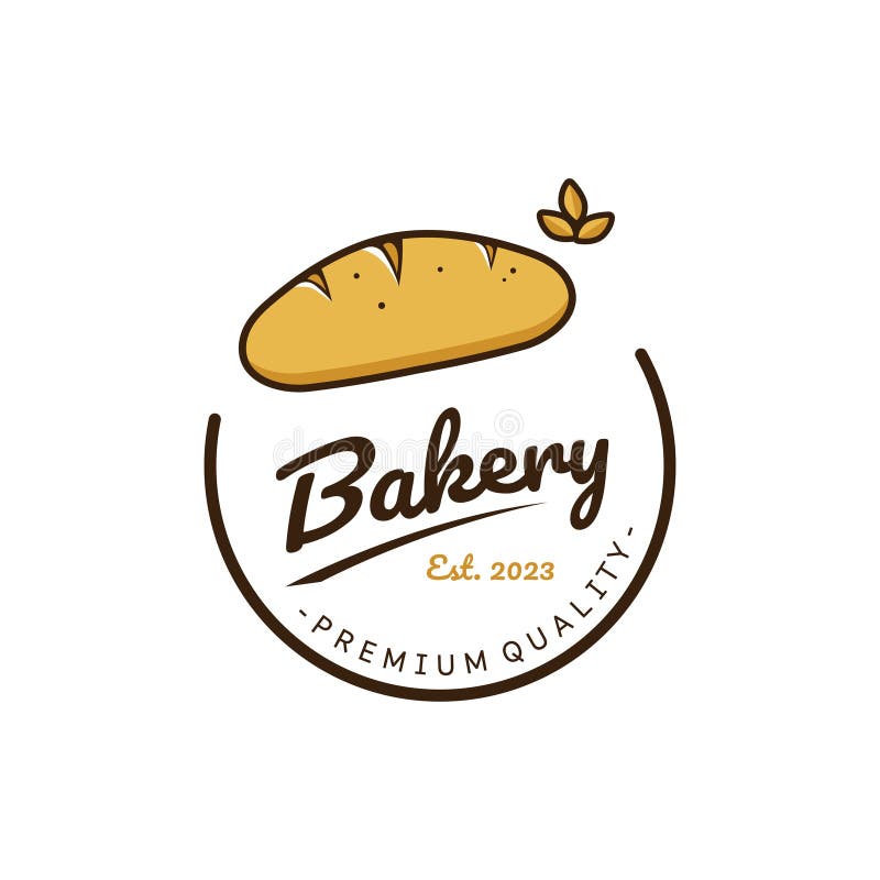 Bread Badge Template or Bread Logo Icon Stock Vector - Illustration of ...