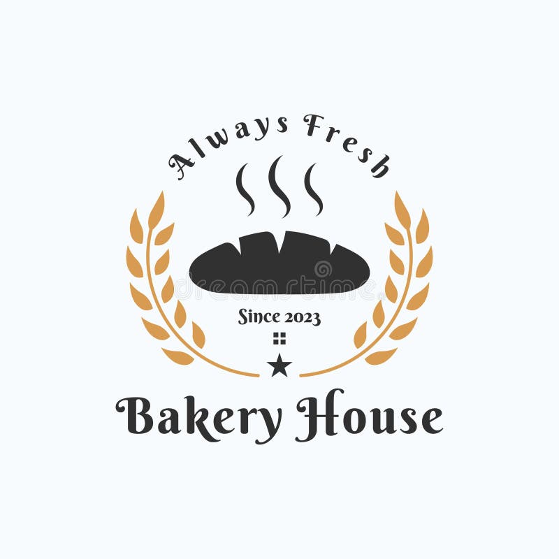 Bread Badge Template or Bread Logo Icon Stock Vector - Illustration of ...