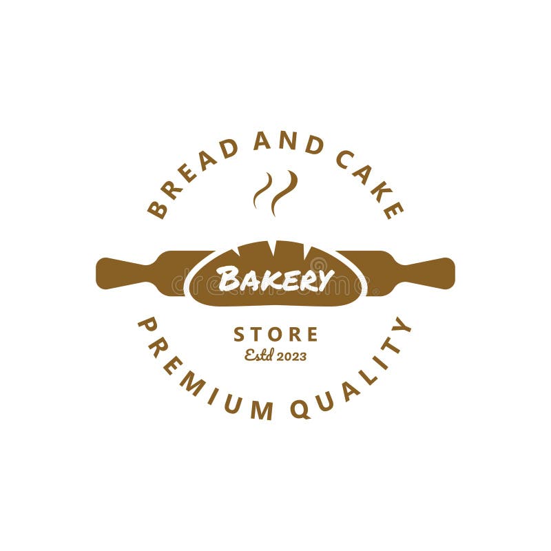 Bread Badge Template or Bread Logo Icon Stock Vector - Illustration of ...