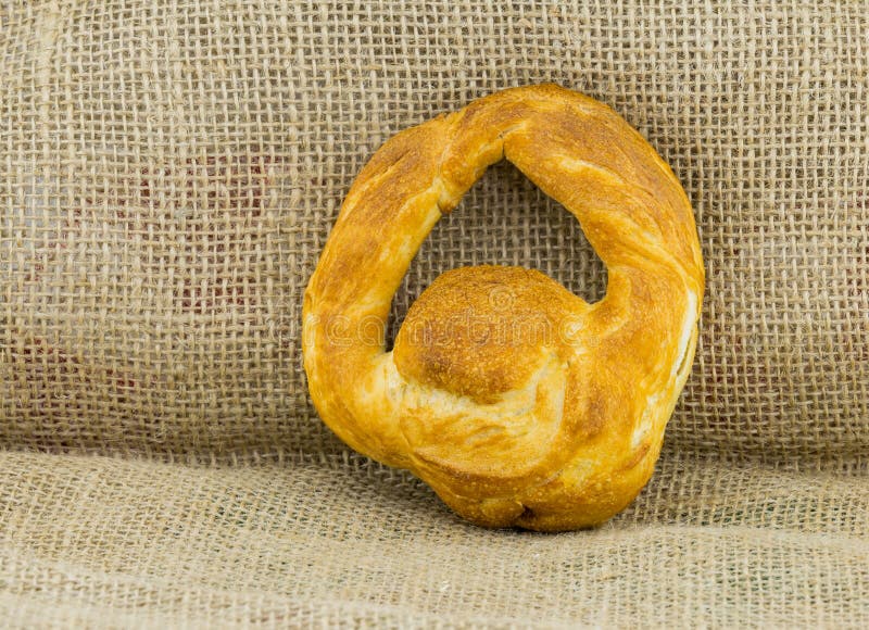 Bread Baked Goods Fast Bite, Round Loaf with a Handle Tradition of ...