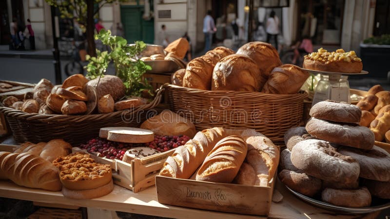 Clip Art Croissant Baguette Macaaron Stock Photos - Free & Royalty-Free ...