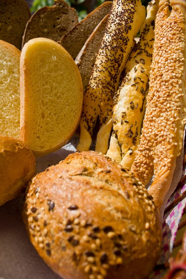 Bread basket stock image. Image of diet, meal, baked - 20701953