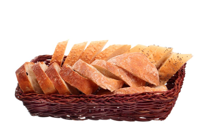 Basket of bread stock image. Image of loaf, assortment - 7876687