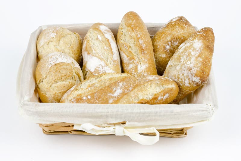 Bread basket stock image. Image of bread, cutout, assorted - 27654349